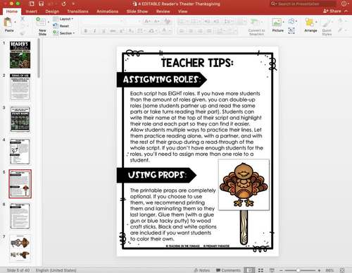 Thanksgiving Reader's Theater Scripts EDITABLE by Teaching in the Tongass