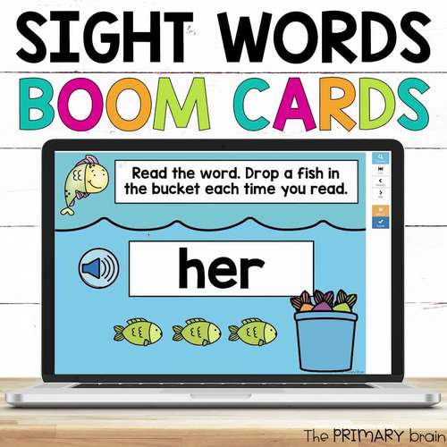 Sight Words Boom Cards™ Digital BUNDLE | High Frequency Word Practice