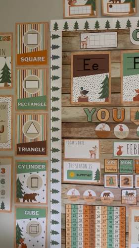 Woodland Theme Complete Classroom Collection [editable] | TPT