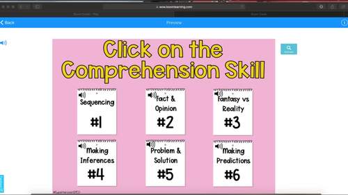 Special Education Reading Comprehension Practice:BOOM CARDS | TPT