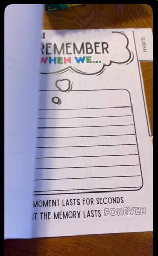 End of the Year Memory Book - Upper Elementary by Saving Time 4 You!