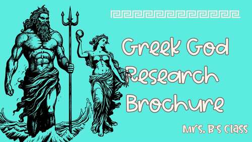 Greek Myths & legends Worksheets Greek God Goddess Middle School Social ...