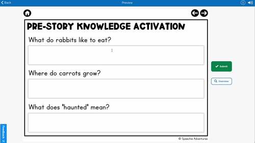 Creepy Carrots Book Companion Boom Cards by Speechie Adventures | TPT