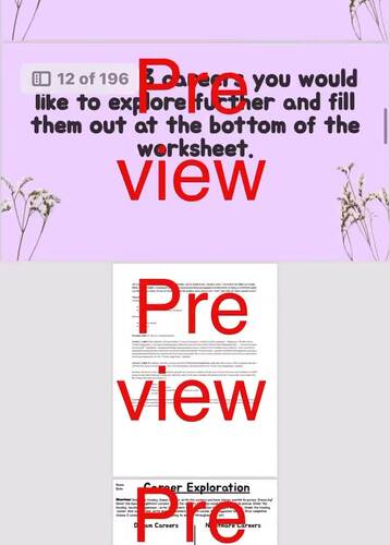 *Full Unit* Career Planning Bundle (19 Lessons) by Ms May Designs