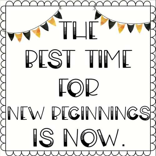 Happy New Year Posters Farmhouse Classroom Decor by Magic of Teaching