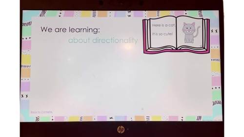 READING LEARNING INTENTIONS POWERPOINT | Shared Reading Learning Objectives
