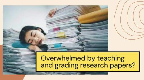 Research Paper Unit SUPER Bundle - NO PREP and Google Classroom Ready!