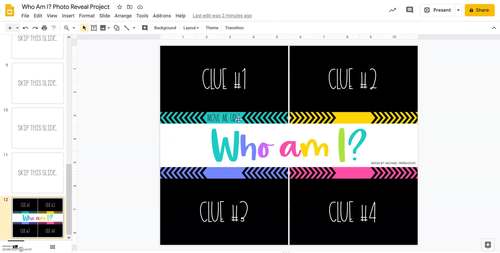 DIGITAL "Who Am I?" Back-to-School Activity [Google Slides] | TPT