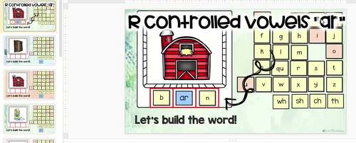 R Controlled Vowel Team "AR" - Digital Google Classroom ONLINE Distance ...