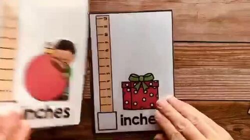Christmas Measurement Cards- 4 sets- Preschool, Kindergarten & Special ...