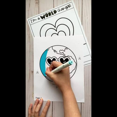 Earth Day Craft - Random Acts of Kindness Activity - Empathy Craft for Kids