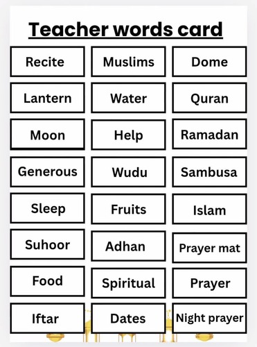 Ramadan Literacy Activities by SZ SD | TPT