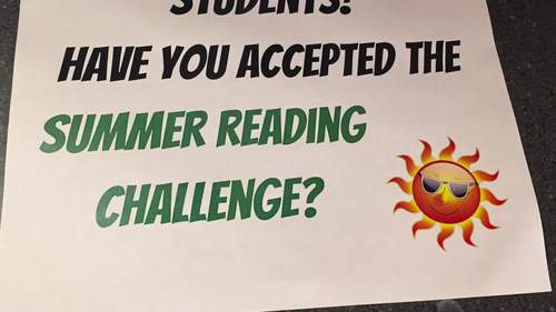 Summer Reading Challenge Bookmark by Kathryn Pierce Stroman | TPT