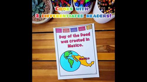 Day of the Dead Early Readers Books, Reading Comprehension & Coloring ...