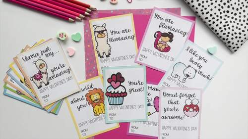 Valentine's Day Cards | Print & Go and Editable | Printable & Digital ...