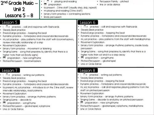 Second Grade Music Curriculum (Full!) - Elementary General Music ...