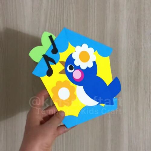 Spring Bird craft Kindergarten March April May Summer Birdhouse ...