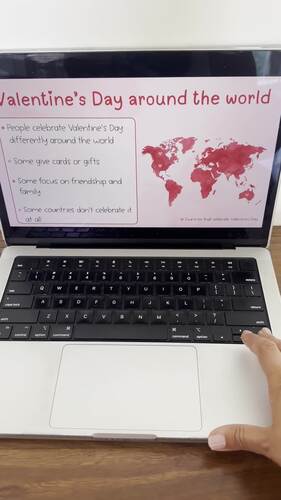 Valentine's Day Slideshow and Activity / Valentine's Day History