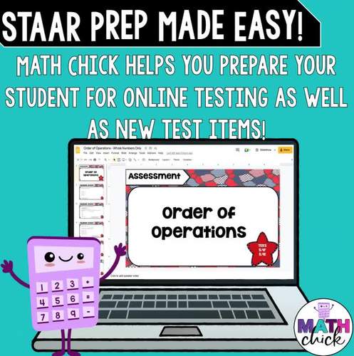 Equivalent Expressions and Equations for 6th grade Assessment 6.7A 6.7D ...