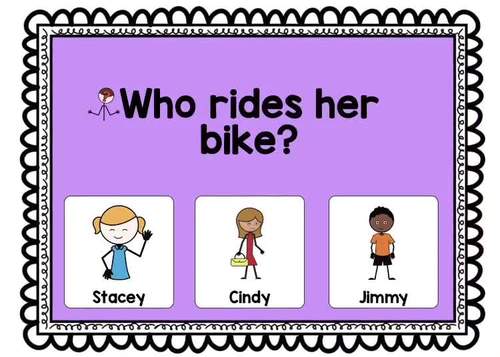 Reading Comprehension: Set 2 | Boom Cards by SmartSPED | TPT