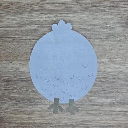 Baby Snowy Owl Craft Template by Mollers Makes It | TPT