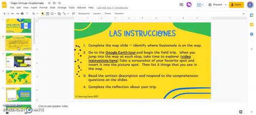 Virtual Field Trip Guatemala - SPANISH by Llearning Llama | TPT