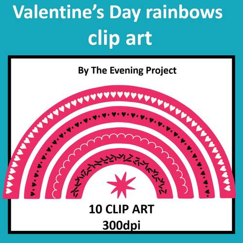 Valentine's Day Clip Art/ 300 DPI / PNGs /Commercial use allowed
