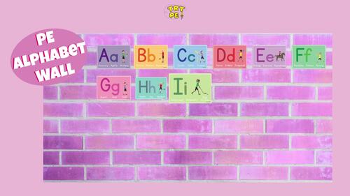 PE Alphabet Posters | A–Z Word Wall for Physical Education Vocabulary ...