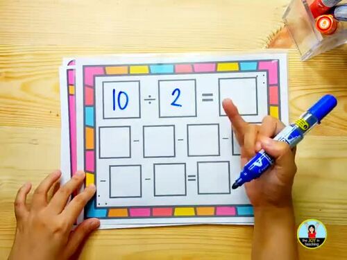 Division Mats by The Joy in Teaching | TPT