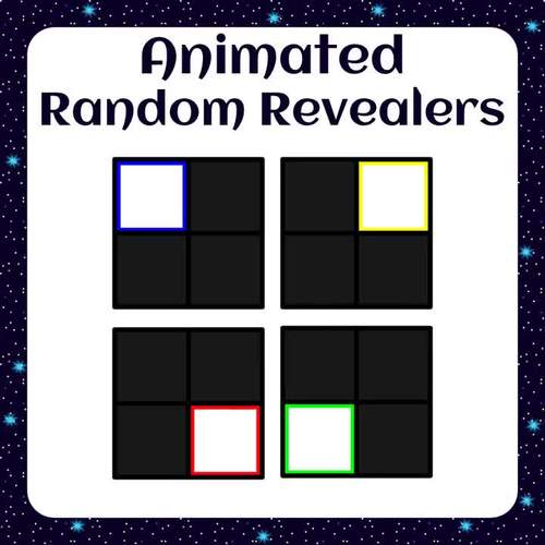 Animated GIF Random Revealers Clipart – 4 Blocks by Colleen's Cosmic ...