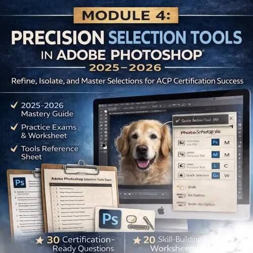 Adobe Photoshop Module 4: (2025–2026) Selection Tools - Quiz & Ans ...