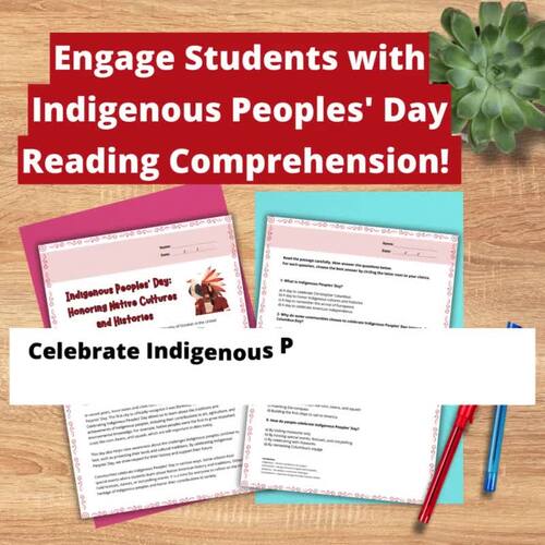 Indigenous Peoples' Day Reading Comprehension: No Prep Needed! | TPT