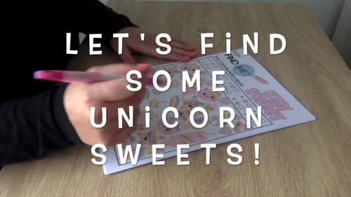 10 Unicorn Themed 'I-Spy' Worksheets: Find & Circle the Hidden Objects