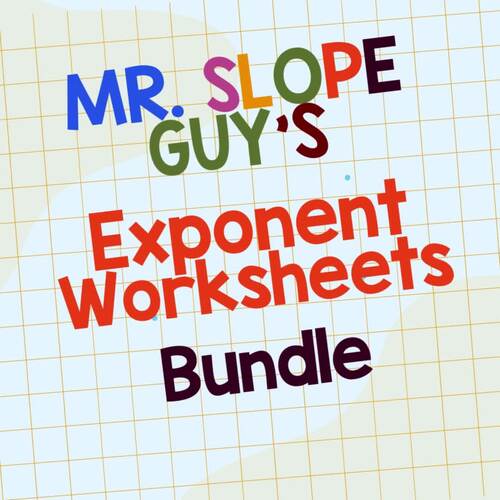 Comprehensive Exponent Worksheets Bundle Math Curriculum for Engaging ...