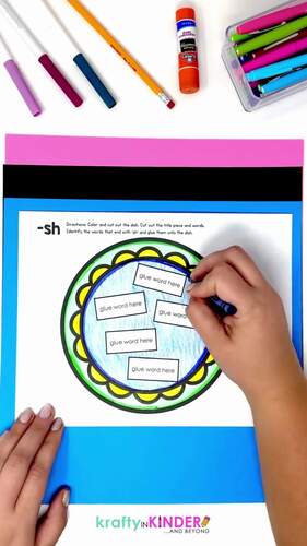 Digraph Craft for Beginning and Ending Digraphs SH, CH, TH, CK, and More