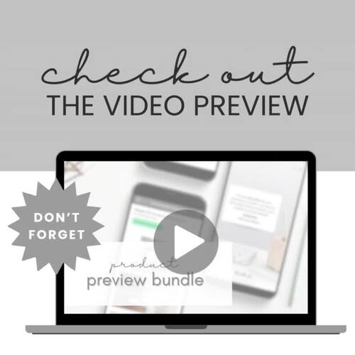 Canva Templates for TPT Authors Product Preview Bundle - Polished Theme