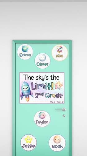 Outer Space Theme Classroom Decor Bundle | Outer Space Classroom Decor