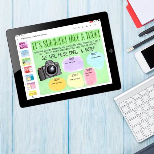 Summer Mindfulness Activities, Digital & Printable Version | TPT