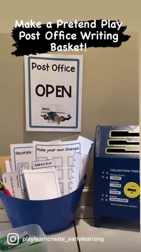 Post Office Dramatic Play Pretend Play Set for writing center ...