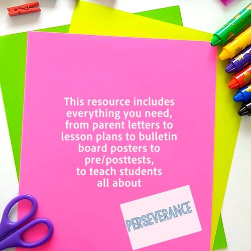 Perseverance - Character Education & Social Emotional Learning | TPT