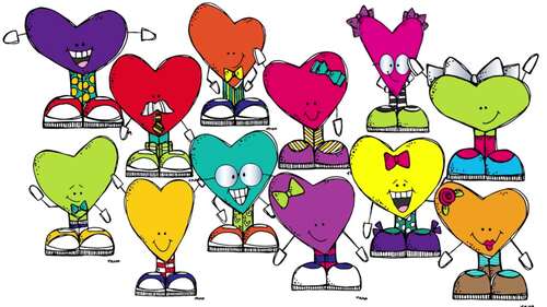 Hearts clip art - Set 3 - Melonheadz Clipart by Melonheadz Clipart