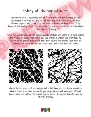 Neurographic Art - Sub Friendly | Includes rubric by ulrichy | TPT