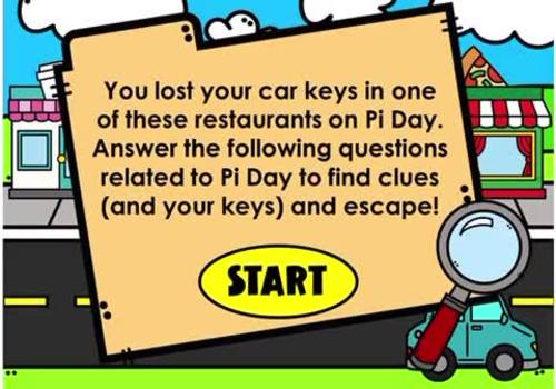 National Pi Day Escape Room Boom Cards | Trivia Questions DIGITAL Activity