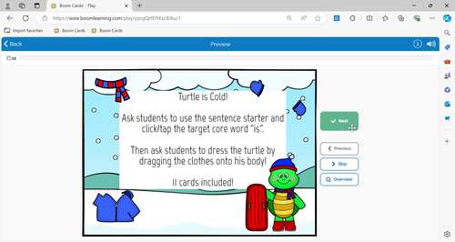 Core Word of the Week: IS Printable & Digital Resources by Petite ...