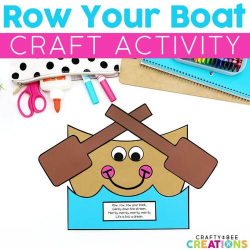 Row Your Boat Craft Nursery Rhymes Bulletin Board Activities ...