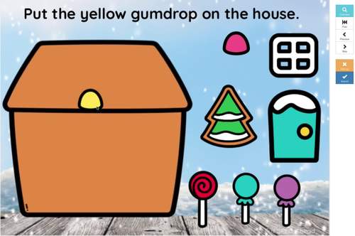 Make a Gingerbread House Follow Directions Digital Task Activity Boom Cards
