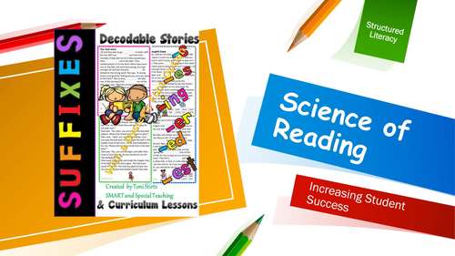 Decodable Reading passages with suffixes ( es, er, es, est, &ed) Level ...