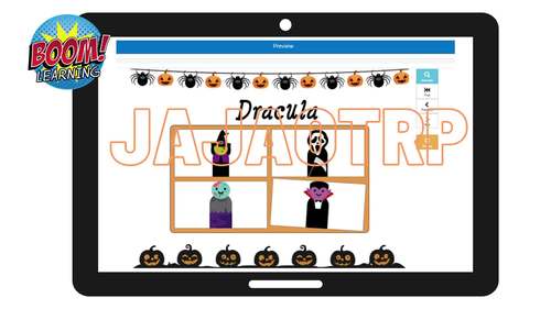 Halloween Vocabulary - Boom Cards Distance Learning by jajaotrp | TPT