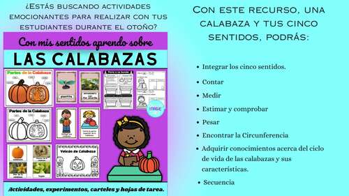 Las calabazas | Investigamos utilizando los Cinco Sentidos | TPT