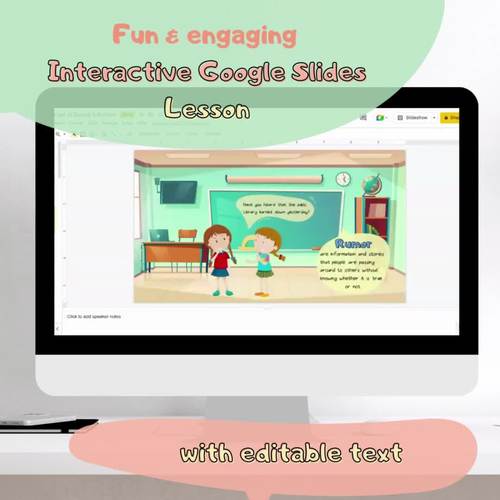 Gossip & Rumors: Social Skills & Relational Aggression Google Slides Lesson
